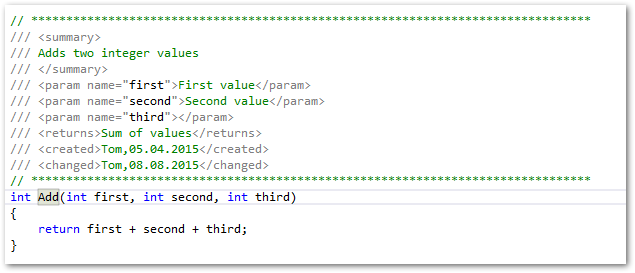 Visual Studio Xml Comments Example Hot Picture